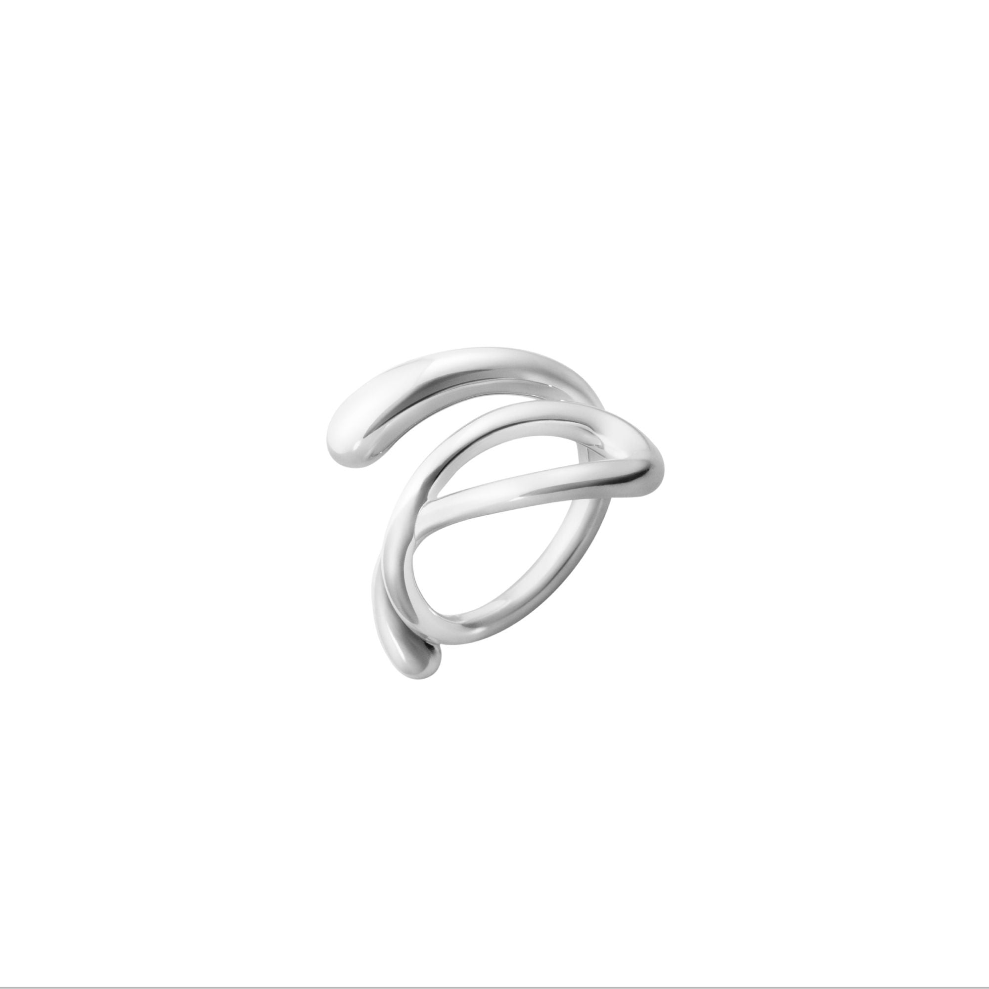 Georg Jensen Mercy Silver Swirl Ring | The Jewellery Room