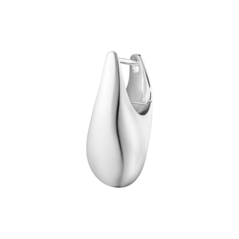 Georg Jensen Reflect Small Silver Earring | The Jewellery Room