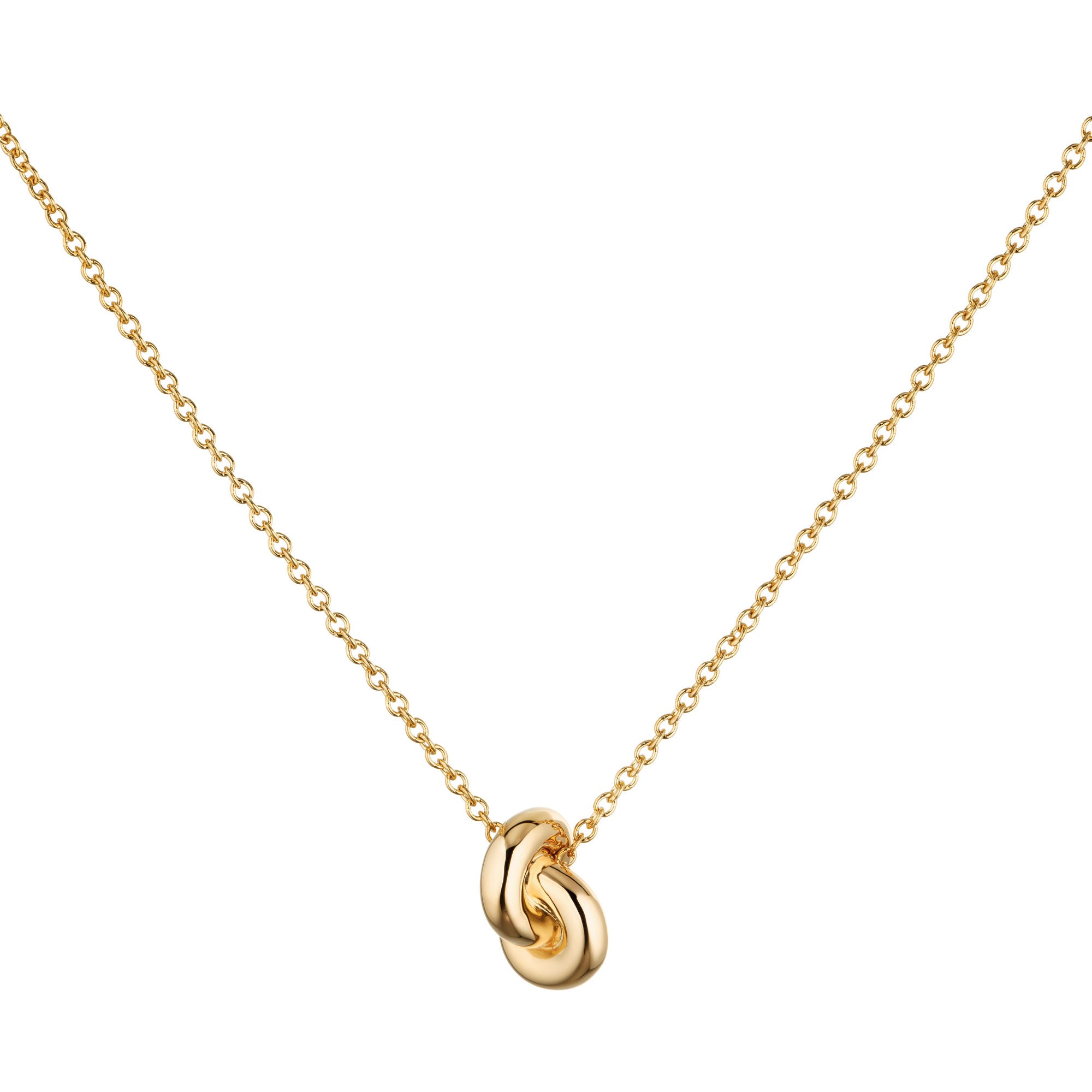 The Legacy Knot Small 18K Gold Necklace – The Jewellery Room