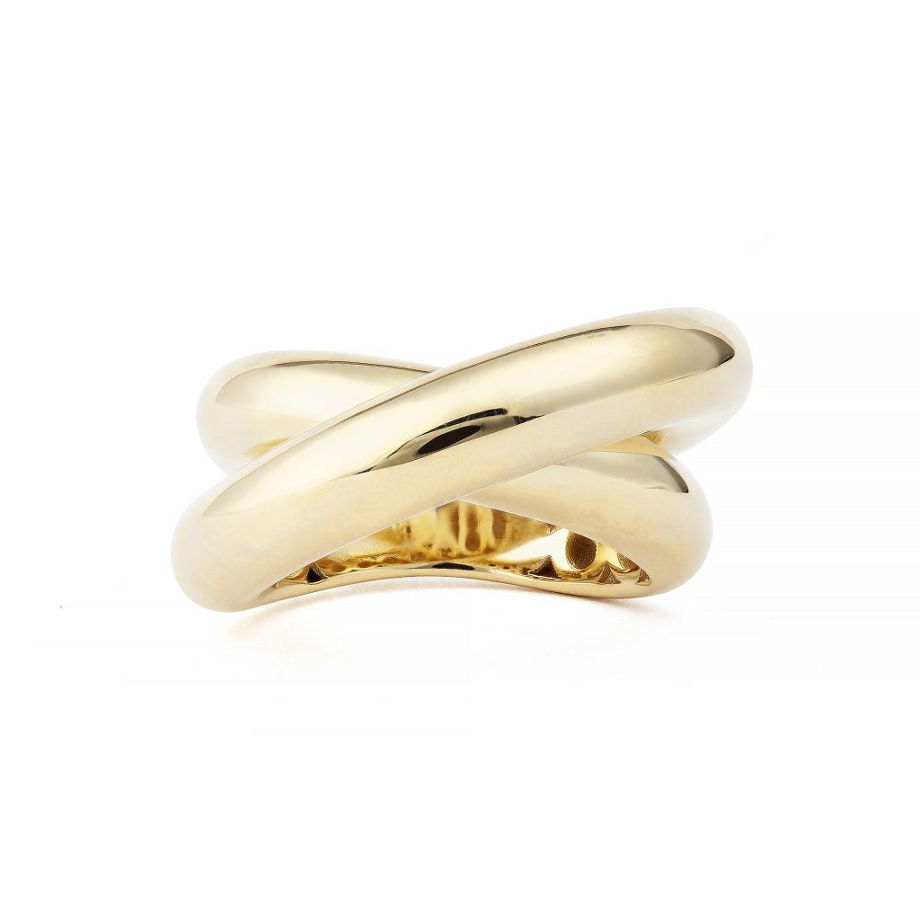 Engelbert Infinity Loop 18K Gold Ring | The Jewellery Room