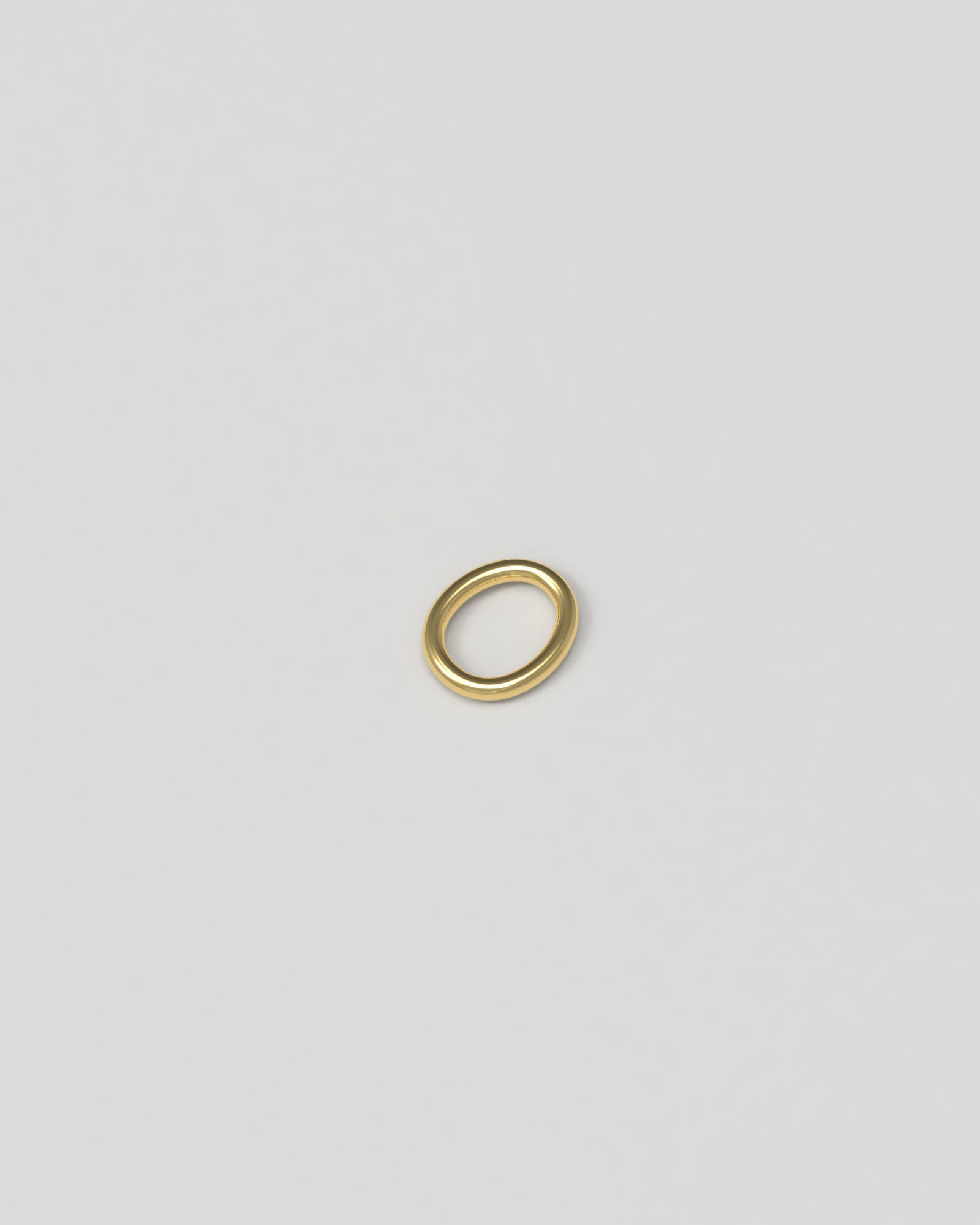 Josephine Loop Slim 18K Gold Charm | The Jewellery Room