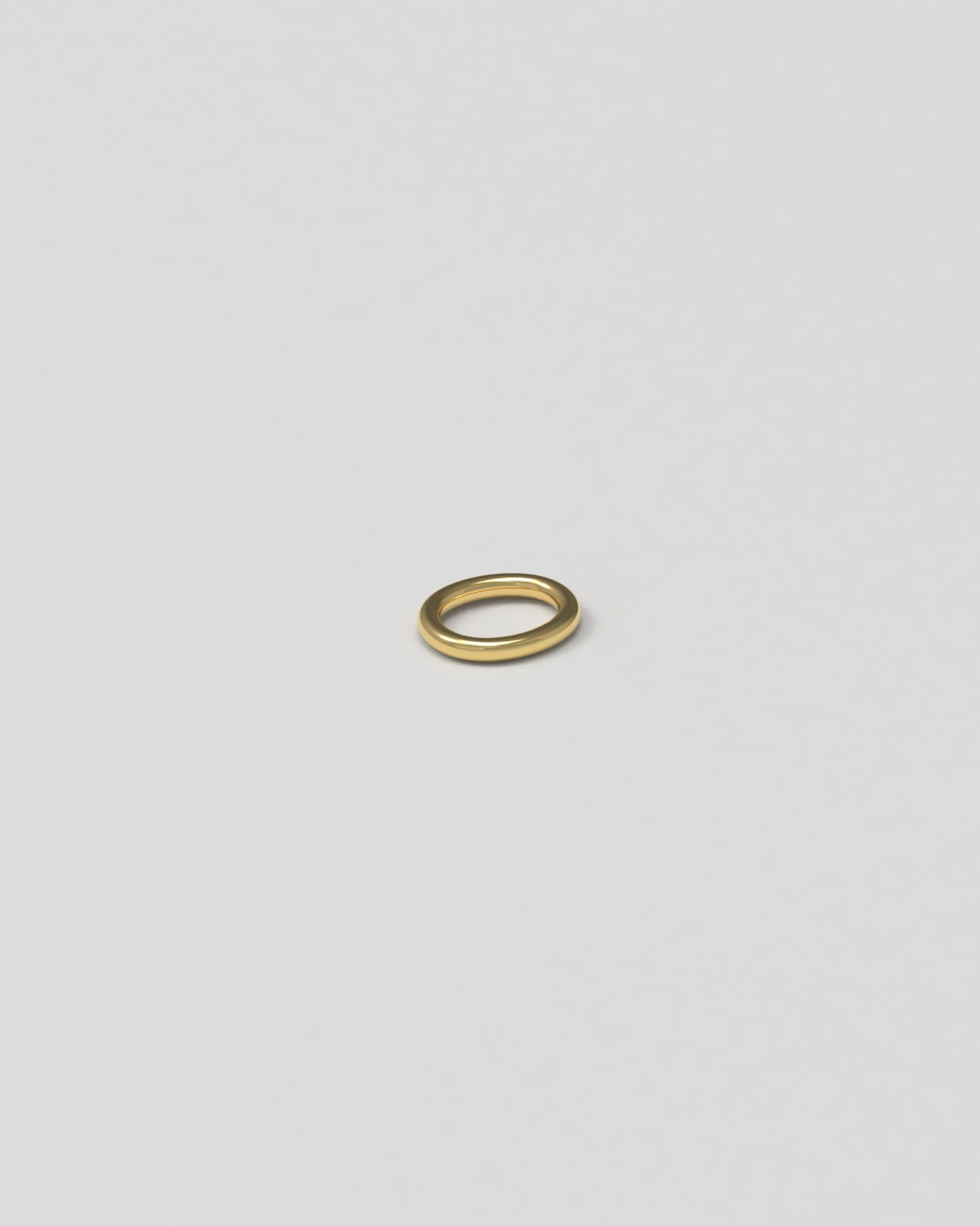 Josephine Loop Slim 18K Gold Charm | The Jewellery Room