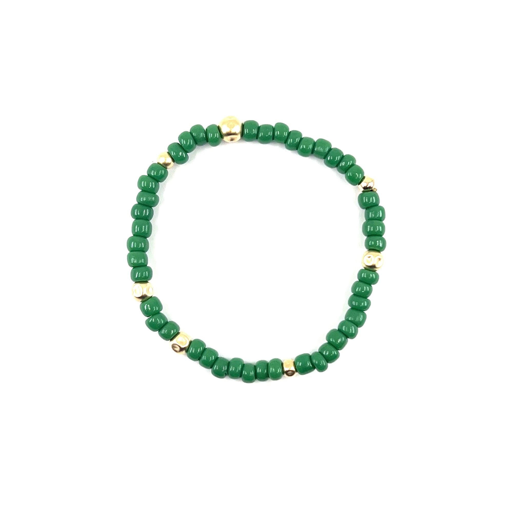 Ona Green 14K Goldfilled Bracelet w. Gemstones – The Jewellery Room