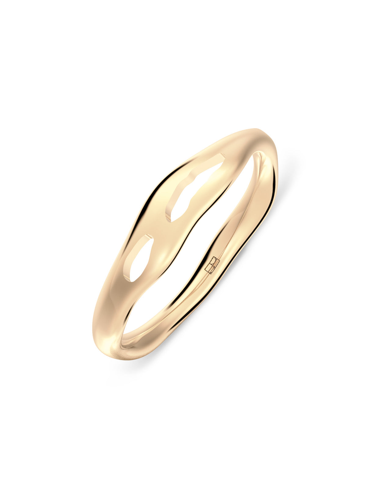 BELLER Liquid N°4 14K Gold Ring | The Jewellery Room