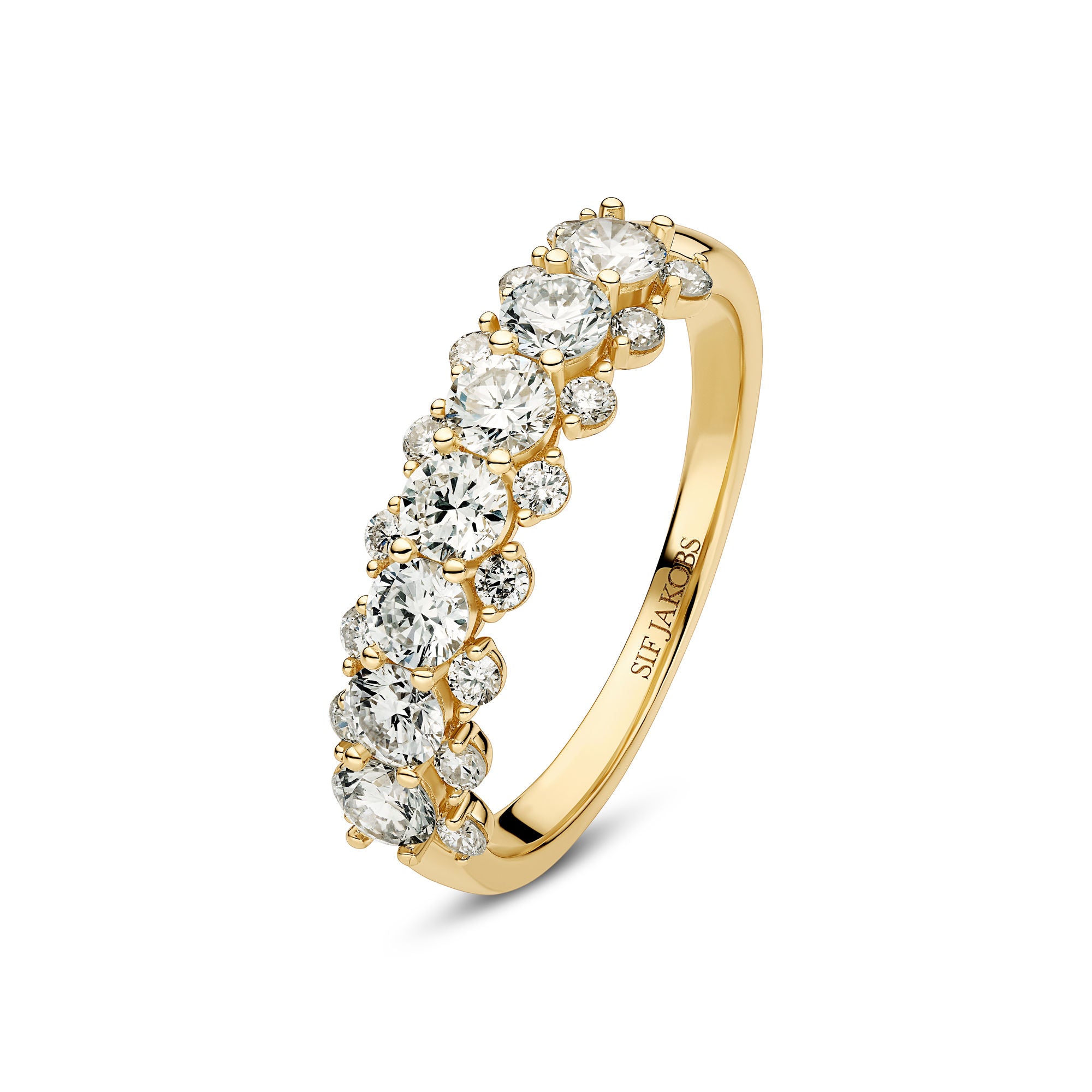 Sif Jakobs Jewellery Fior 14K Gold Ring w. Lab-Grown Diamonds – The ...