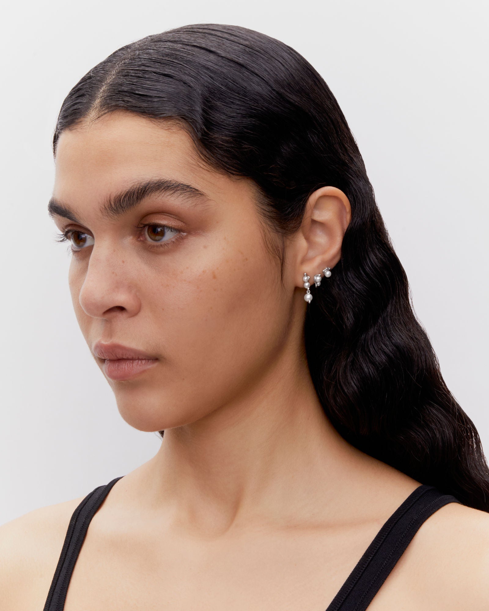 Maria Black Shibuya San Silver Stud w. Pearls – The Jewellery Room