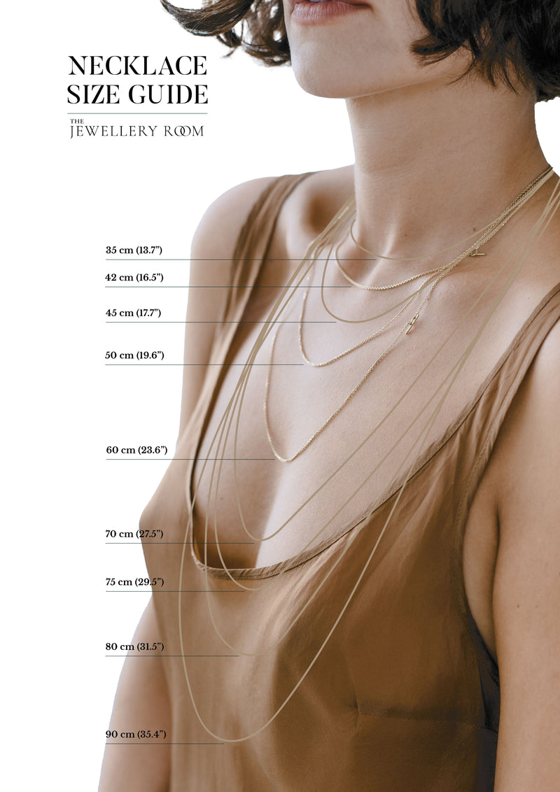 Necklace Size Chart Guide The Jewellery Room Necklace Size Chart Guide The Jewellery Room