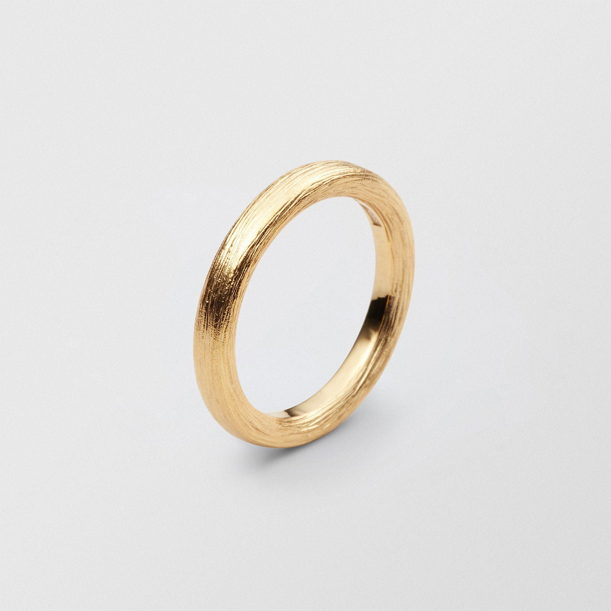 Vide Plain 4mm 18K Gold Ring – The Jewellery Room
