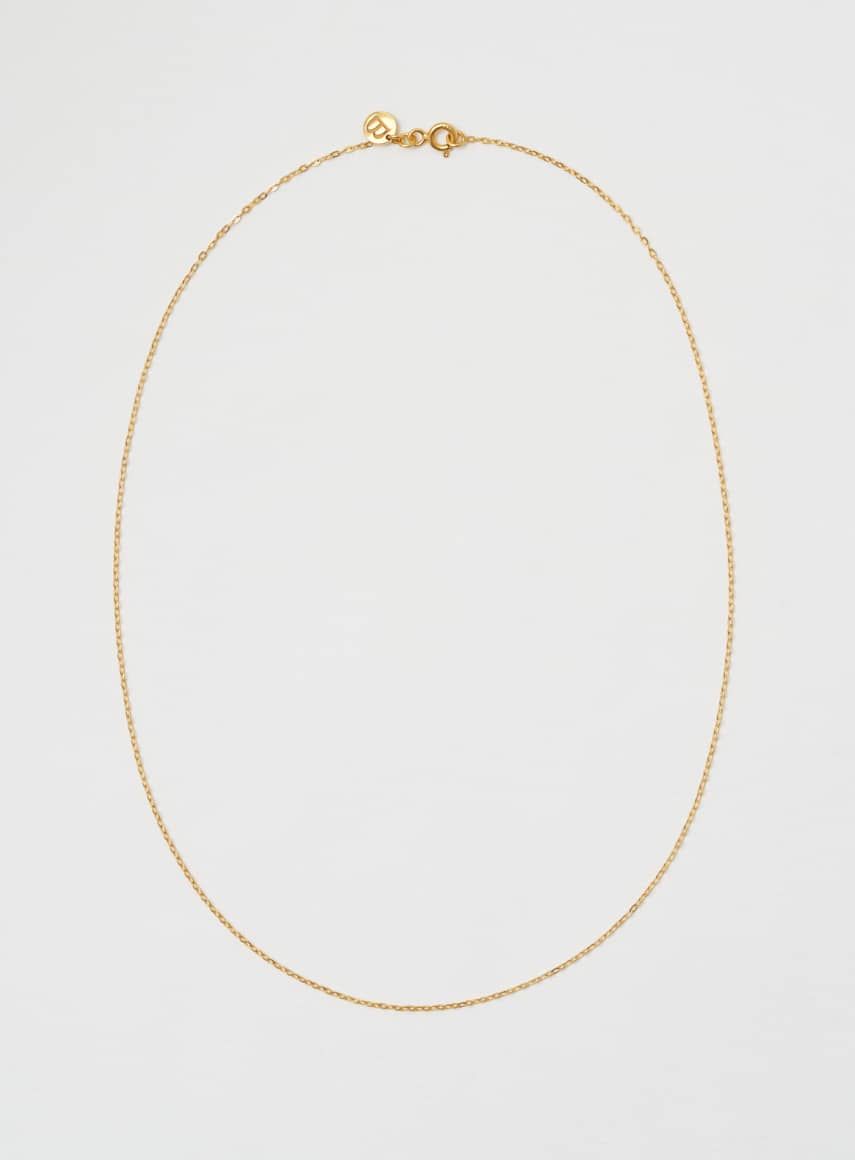 Blue Billie Thin 14K Gold Plated Necklace | The Jewellery Room