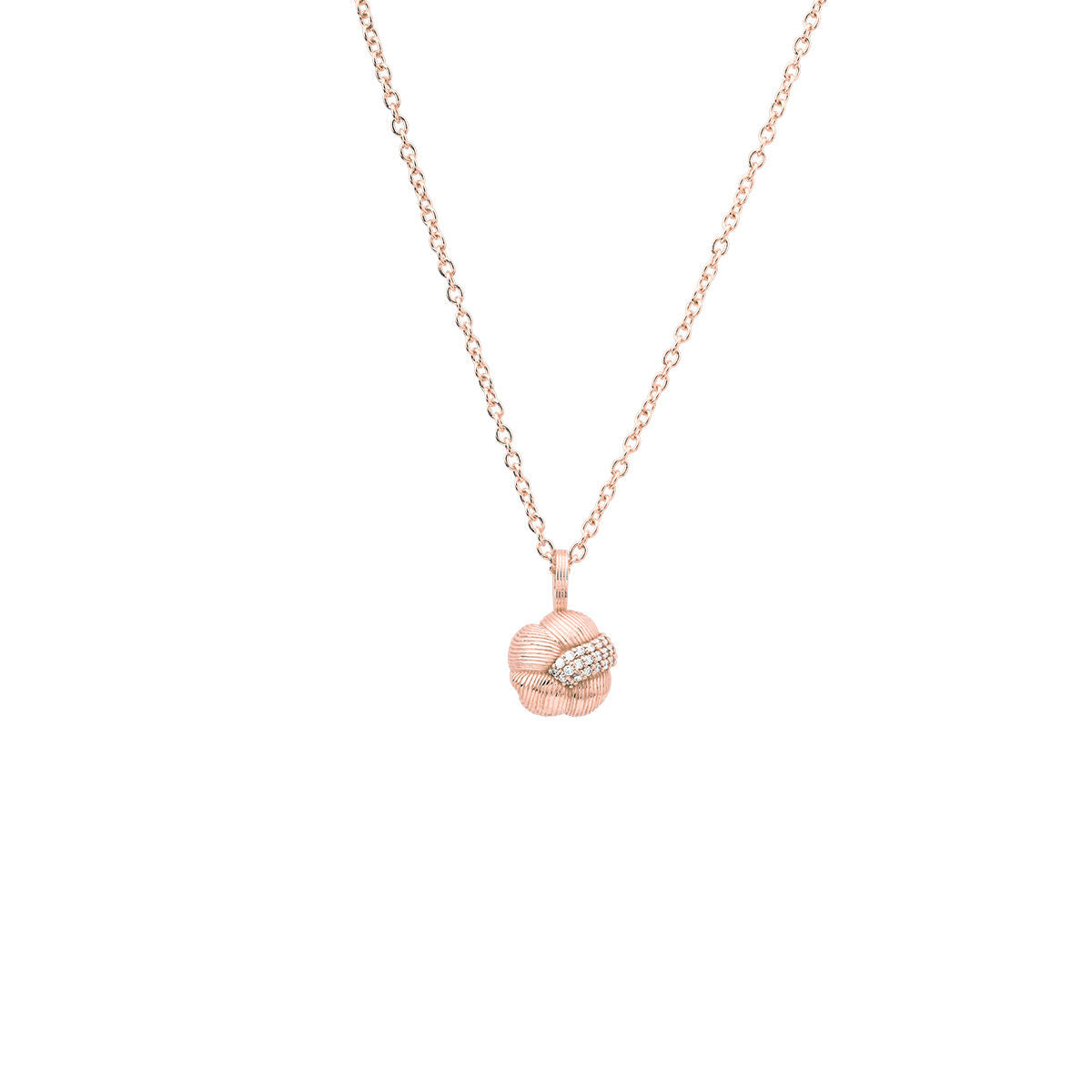 Helgstrand Jewelry Savá 18K Rosegold Pendant w. 27 Diamonds – The ...