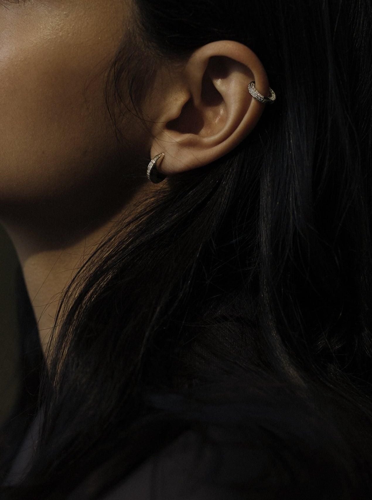 By Pariah Gold Linings Huggies | The Jewellery Room