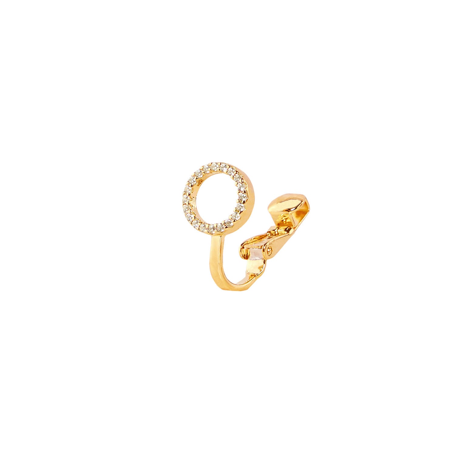 Eshvi London Single Ear Cuff Gold Plated | The Jewellery Room