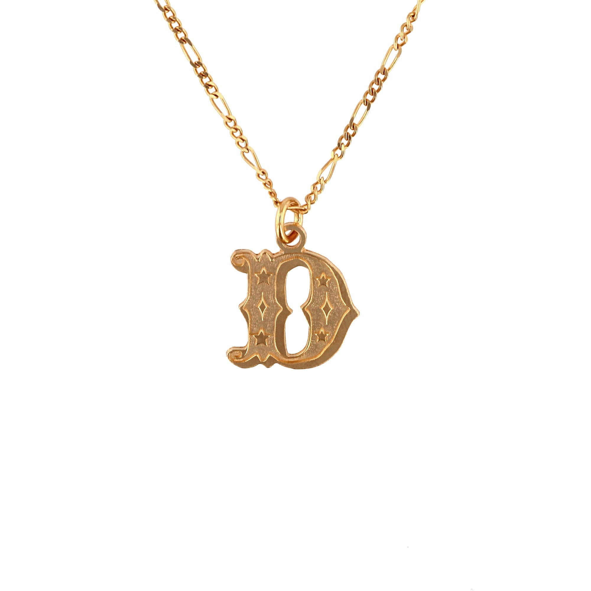 Nord By Thomsen Circus Letter D Gold Plated Necklace – The Jewellery Room