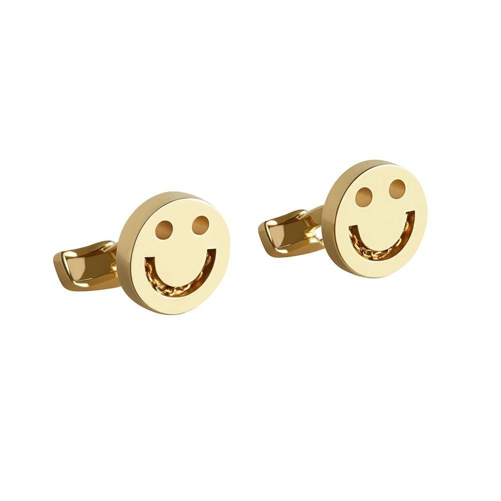 RUIFIER FRIENDS Happy Chain Cufflinks - 18ct Yellow Gold Plated – The ...